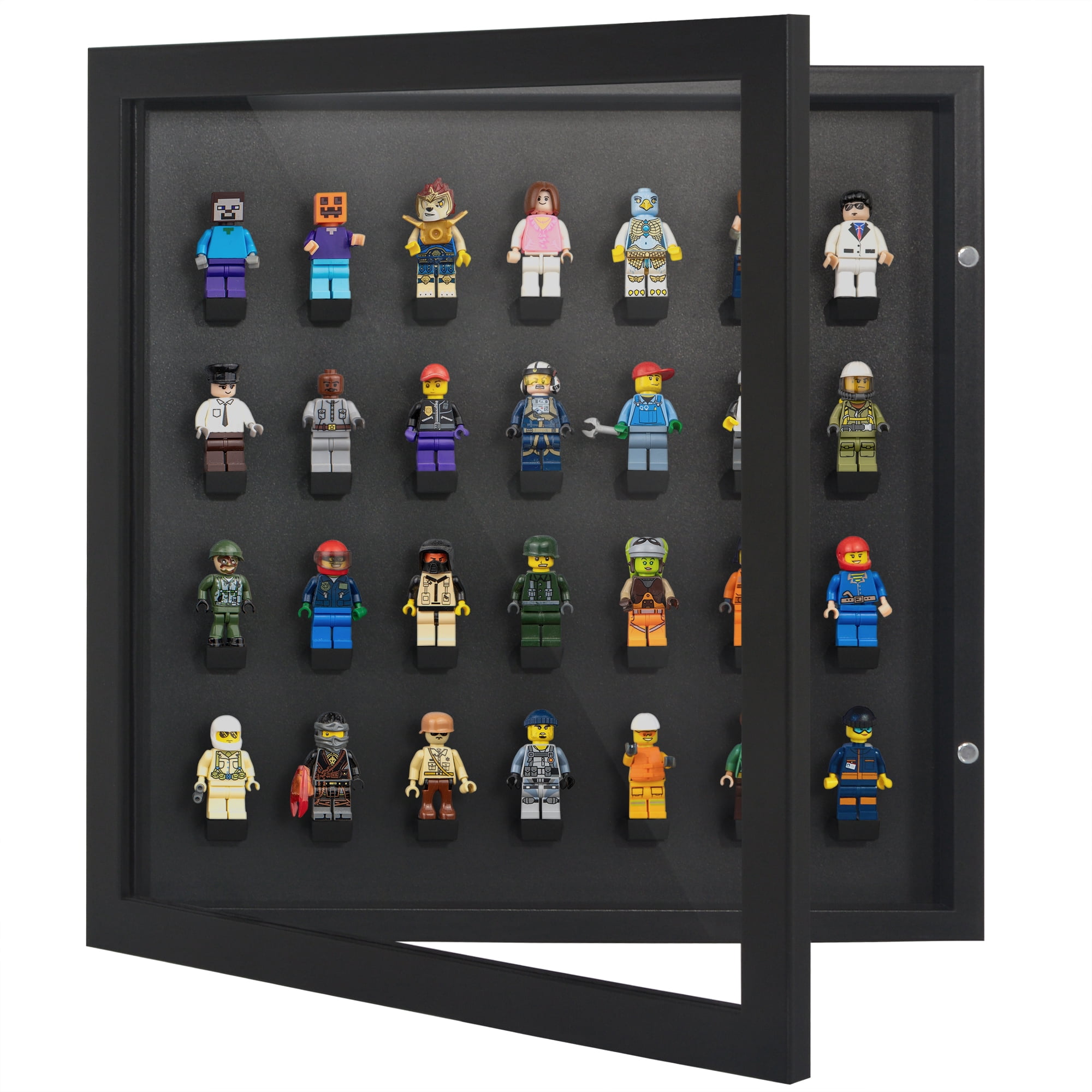 Americanflat 14x14 Minifigure Display Case with Polished Plexiglass ...
