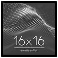 Americanflat 16x16 Black Poster Frame - Durable PVC, Shatter-Resistant ...
