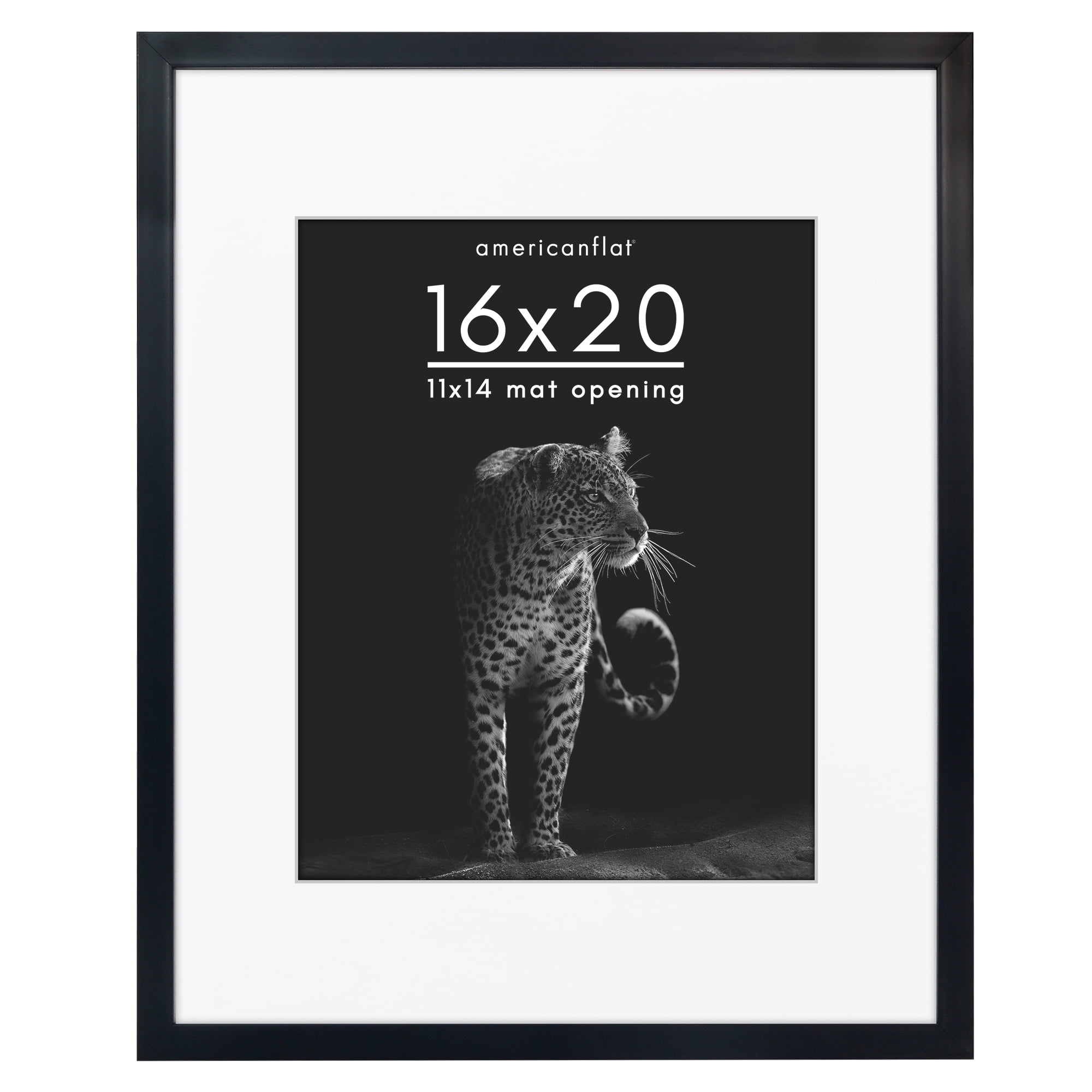 Free Shipping! Americanflat 16x20 Gallery Frame with Mat for Artwork ...