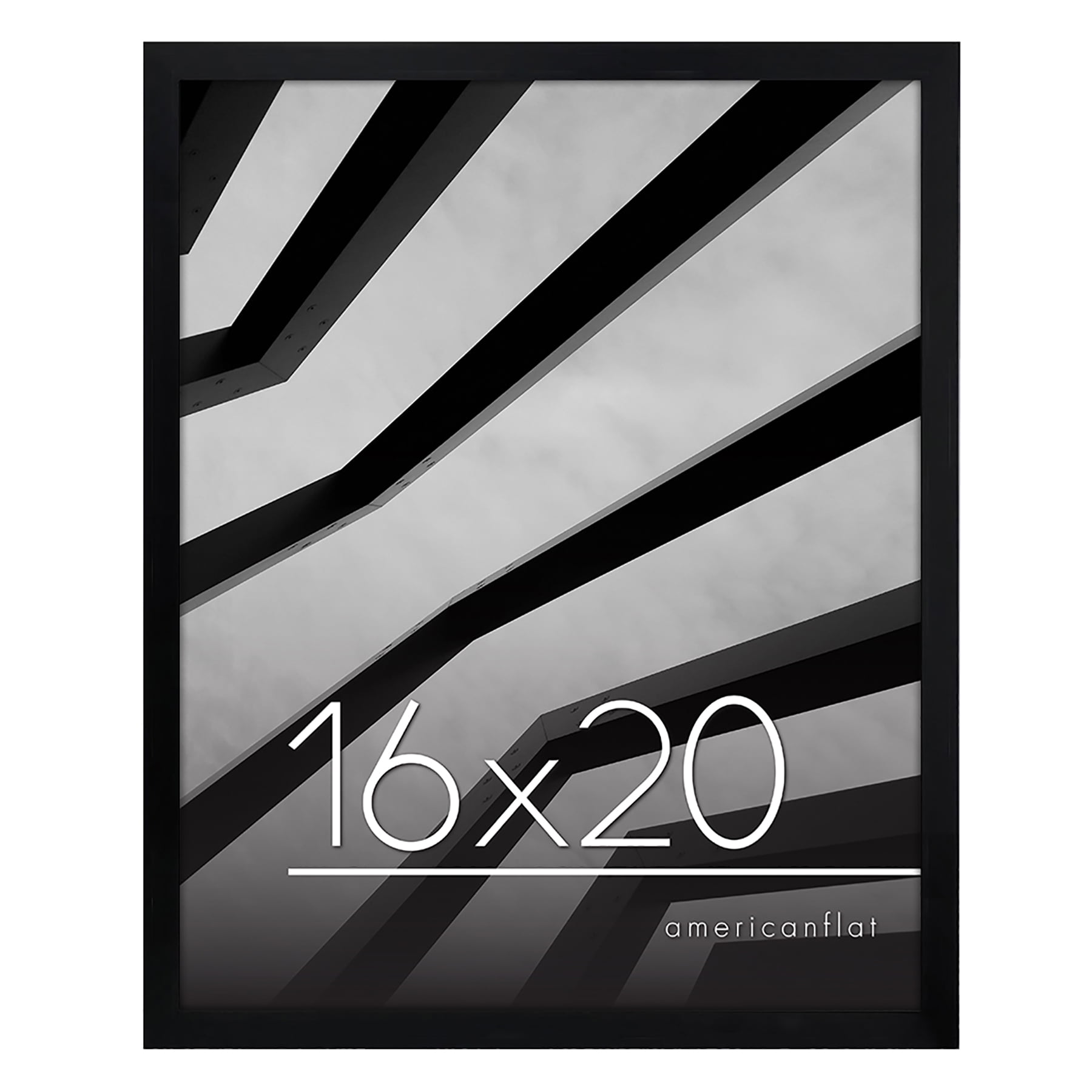 Americanflat 16x20 Poster Frame with Polished Plexiglass - Streamline ...