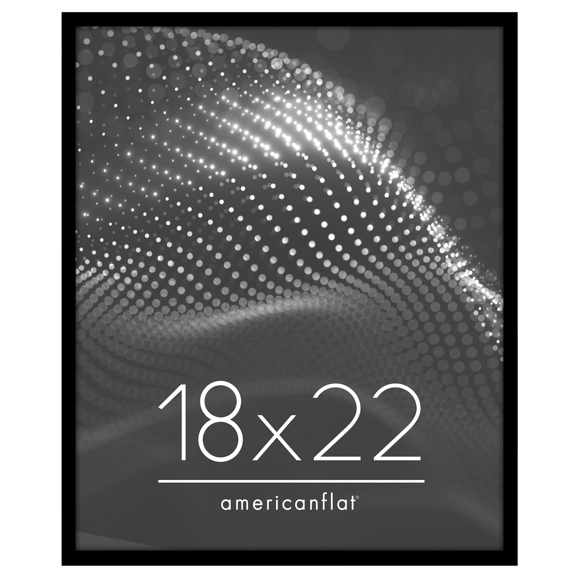 Americanflat 18x22 Poster Frame - Sleek Black Design - PVC - Walmart.com