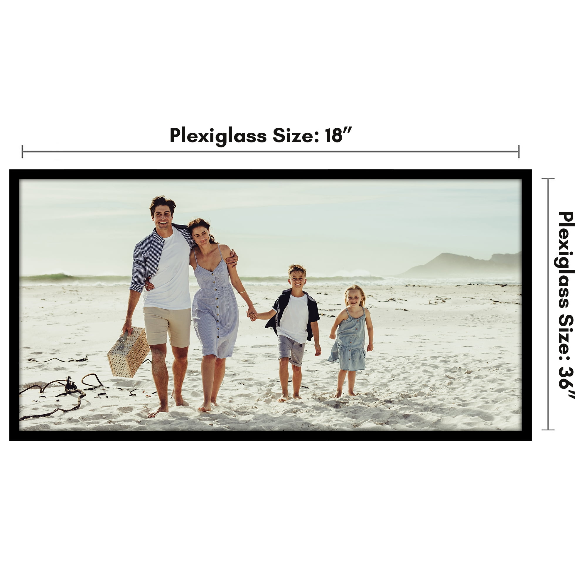 Americanflat 18x36 Poster Frame - Perfect for Photos and Artwork ...