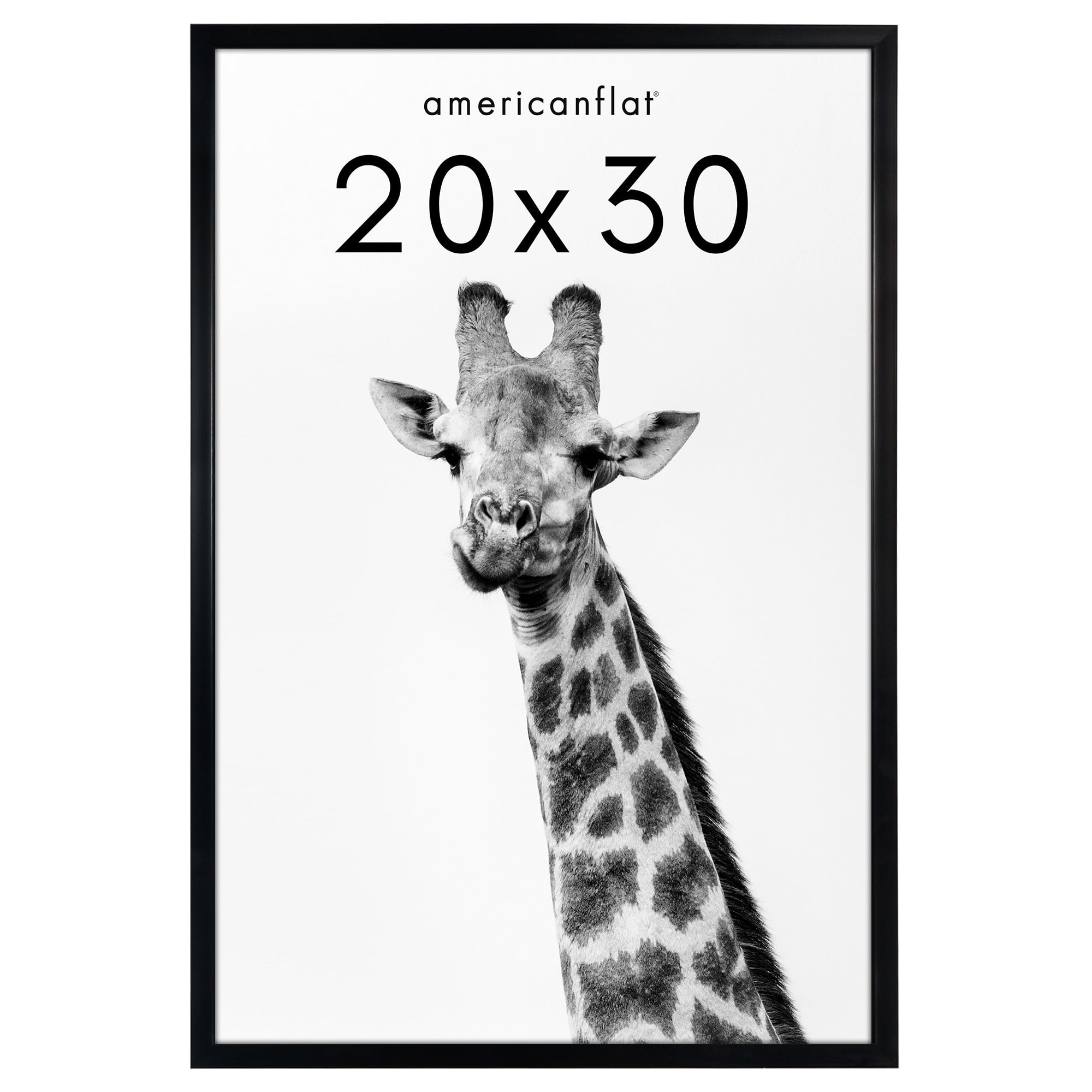 Americanflat 20x30 Poster Frame with Polished Plexiglass Soho ...