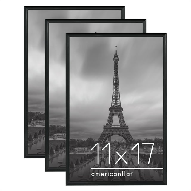 Americanflat 11x17 Snap-In Poster Frames - Set of 3 - Walmart.com