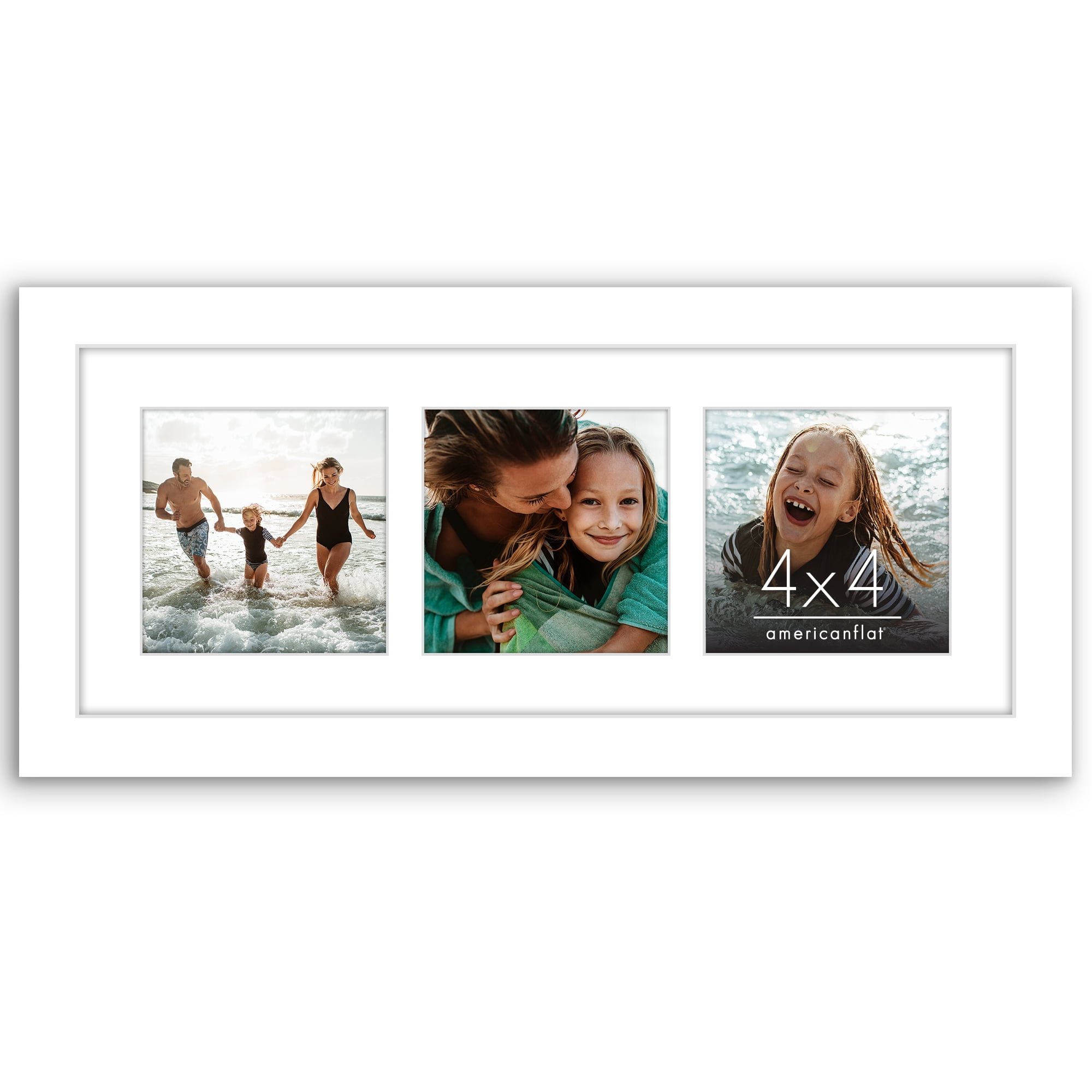 Americanflat 5.5x14 Collage Picture Frame - White - Walmart.com