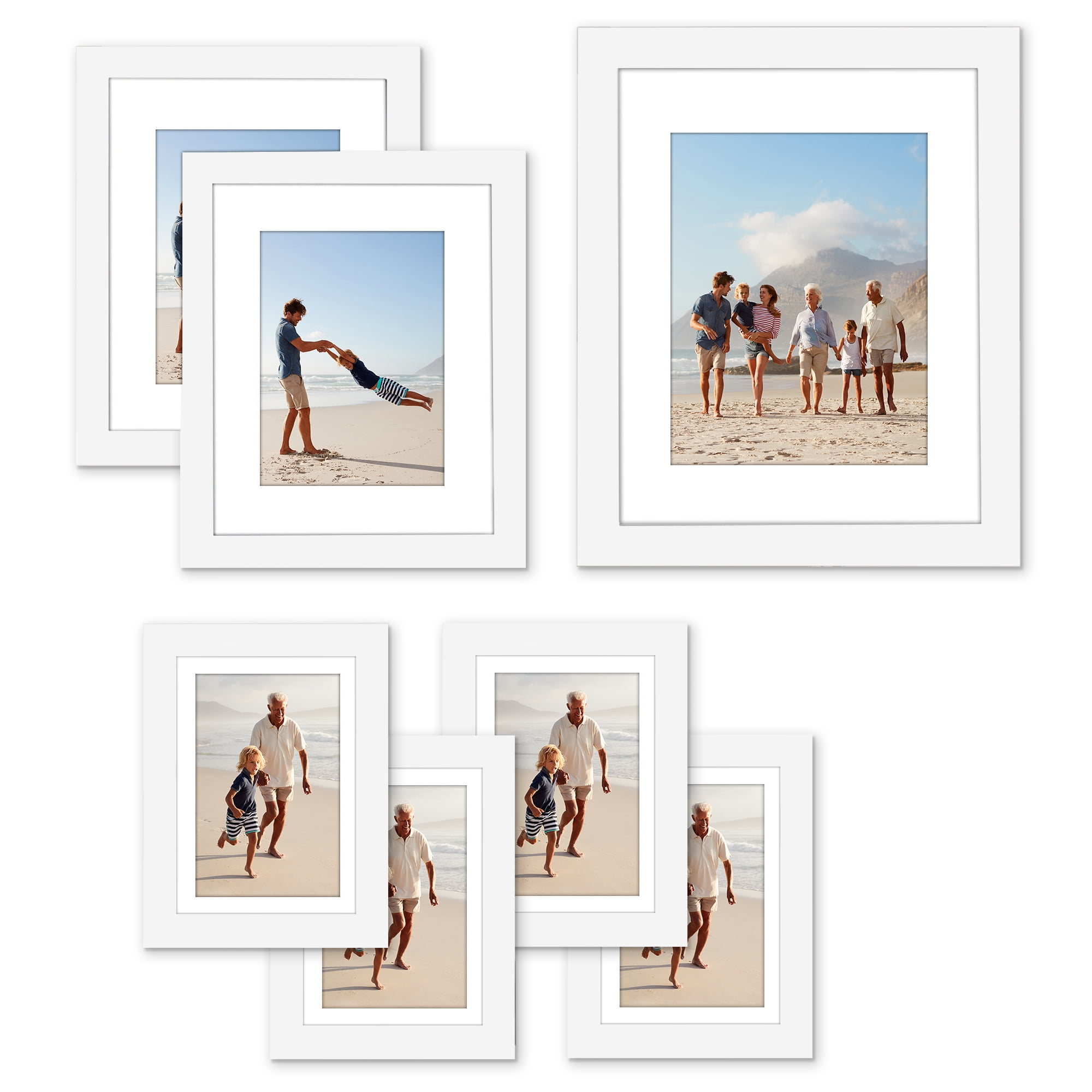 Americanflat 7 Piece Gallery Wall Frame Set to Enhance Wall Decor ...