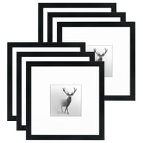 Free Shipping! 7 Pack 12x12 Picture Frames Set without Mat or 8x8 Photo ...