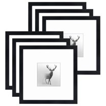Free Shipping! 7 Pack 12x12 Picture Frames Set without Mat or 8x8 Photo ...