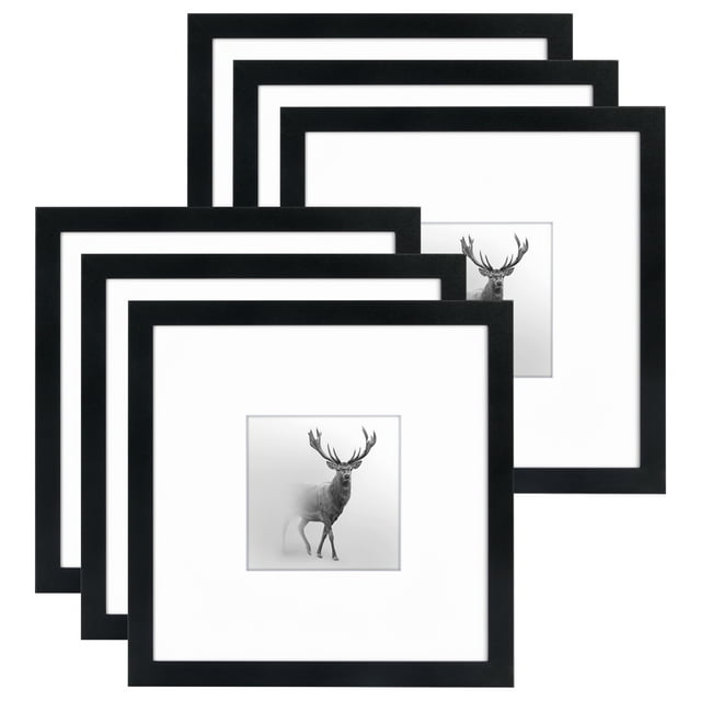 Americanflat 8"x 8" Picture Frames for Grid Gallery - Black - Walmart.com