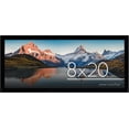 Americanflat 8X20 Picture Frame in Black - Engineered Wood Photo Frame ...