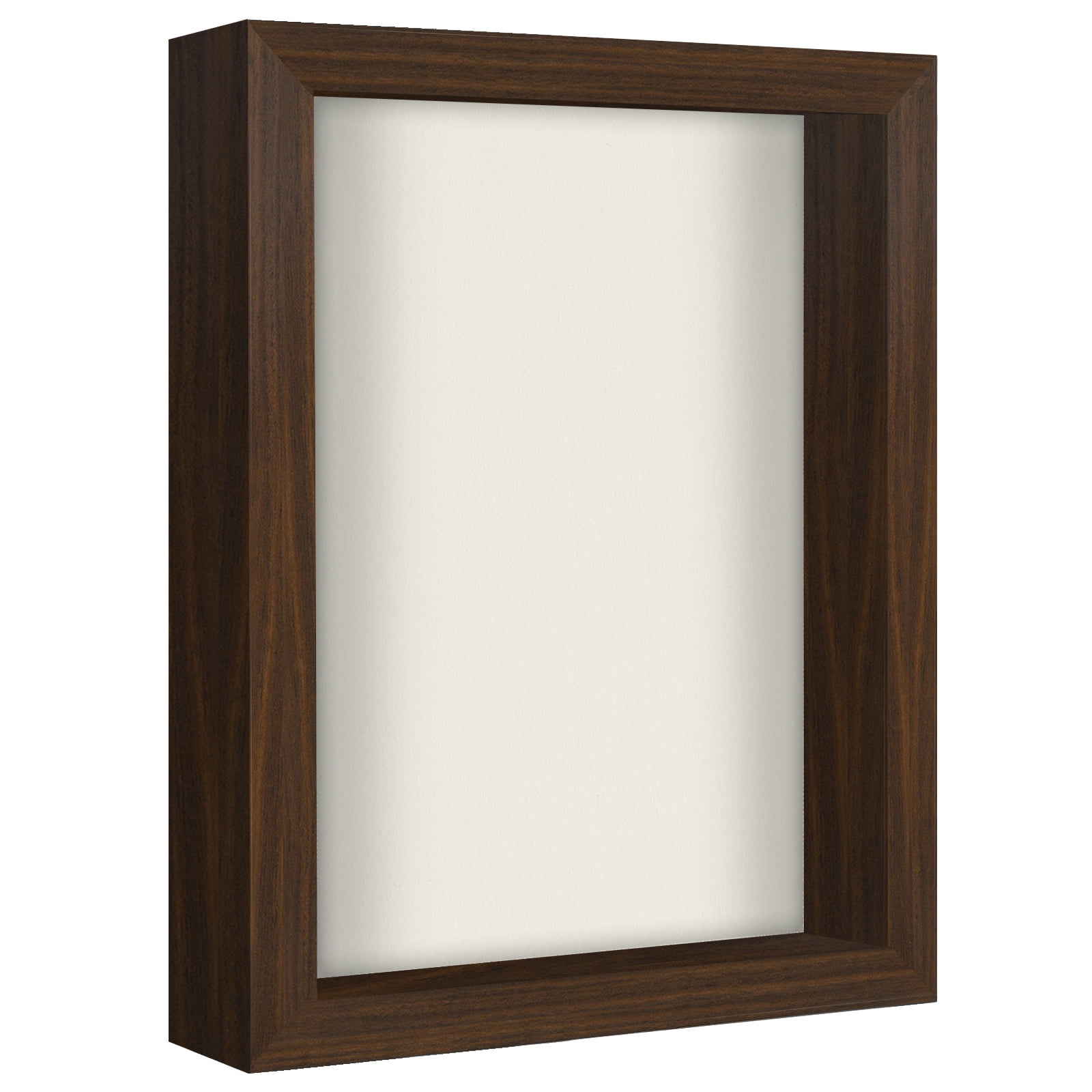 Americanflat 8x10 Shadow Box Frame - Walnut Finish - Walmart.com