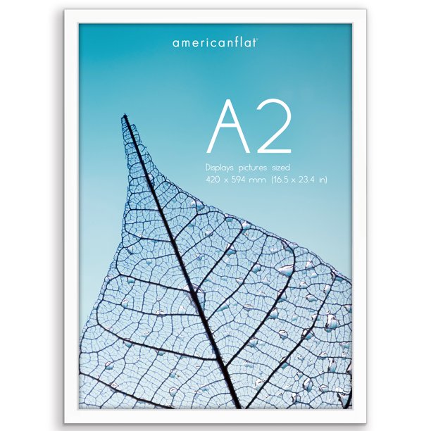 a2 poster frames white