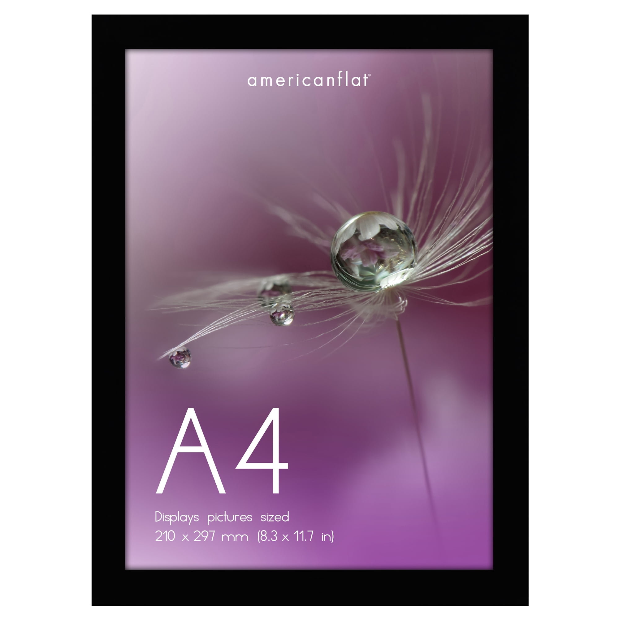 Americanflat A4 Picture Frame - Sleek Design Photos & Artwork - Walmart.com