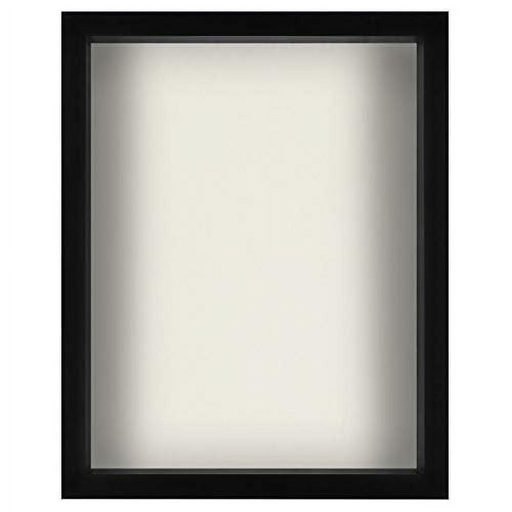 Americanflat 11x14 Shadow Box Frame in Black with Soft Linen Back ...