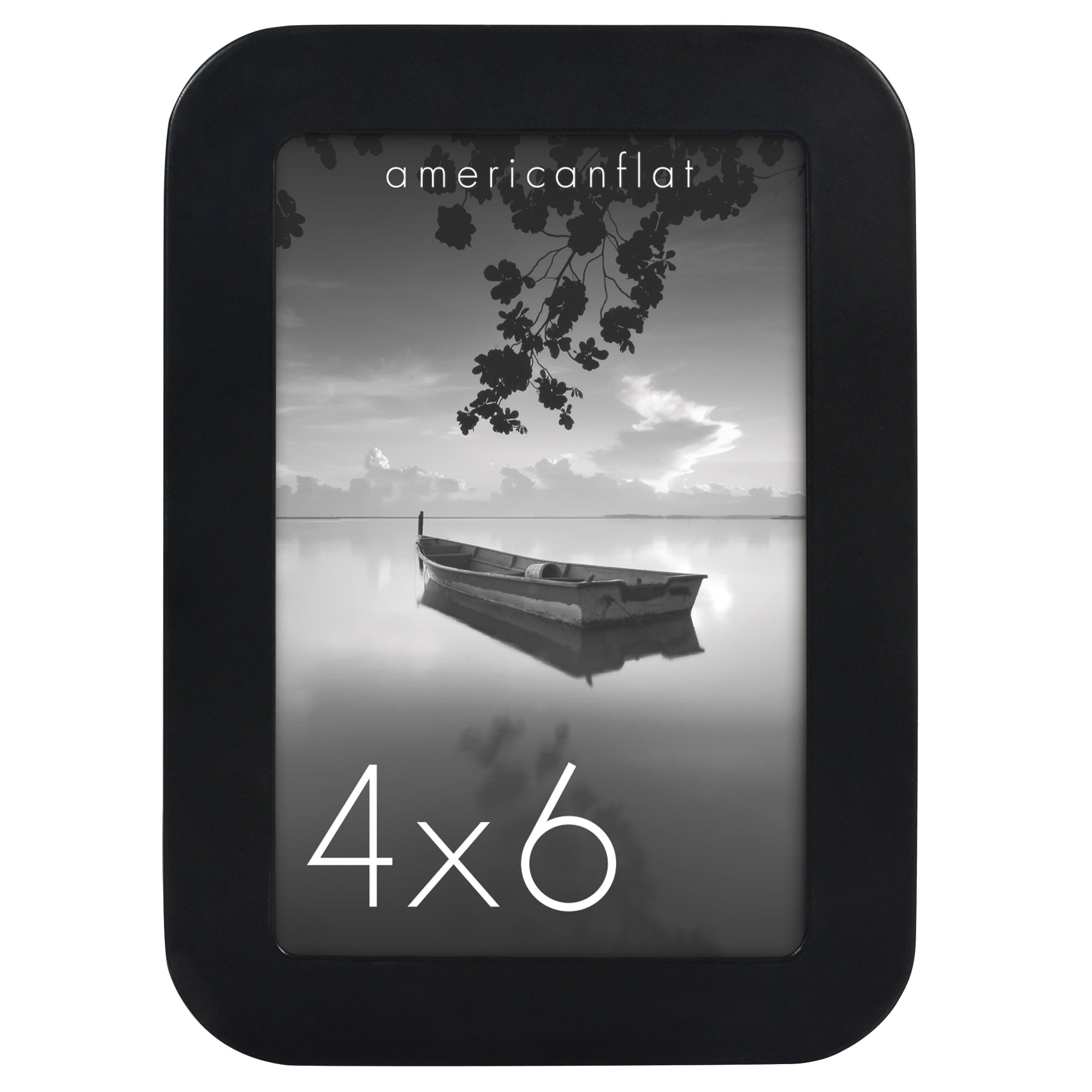 Americanflat Curved Corner Photo Frame With Shatter-Resistant Glass ...