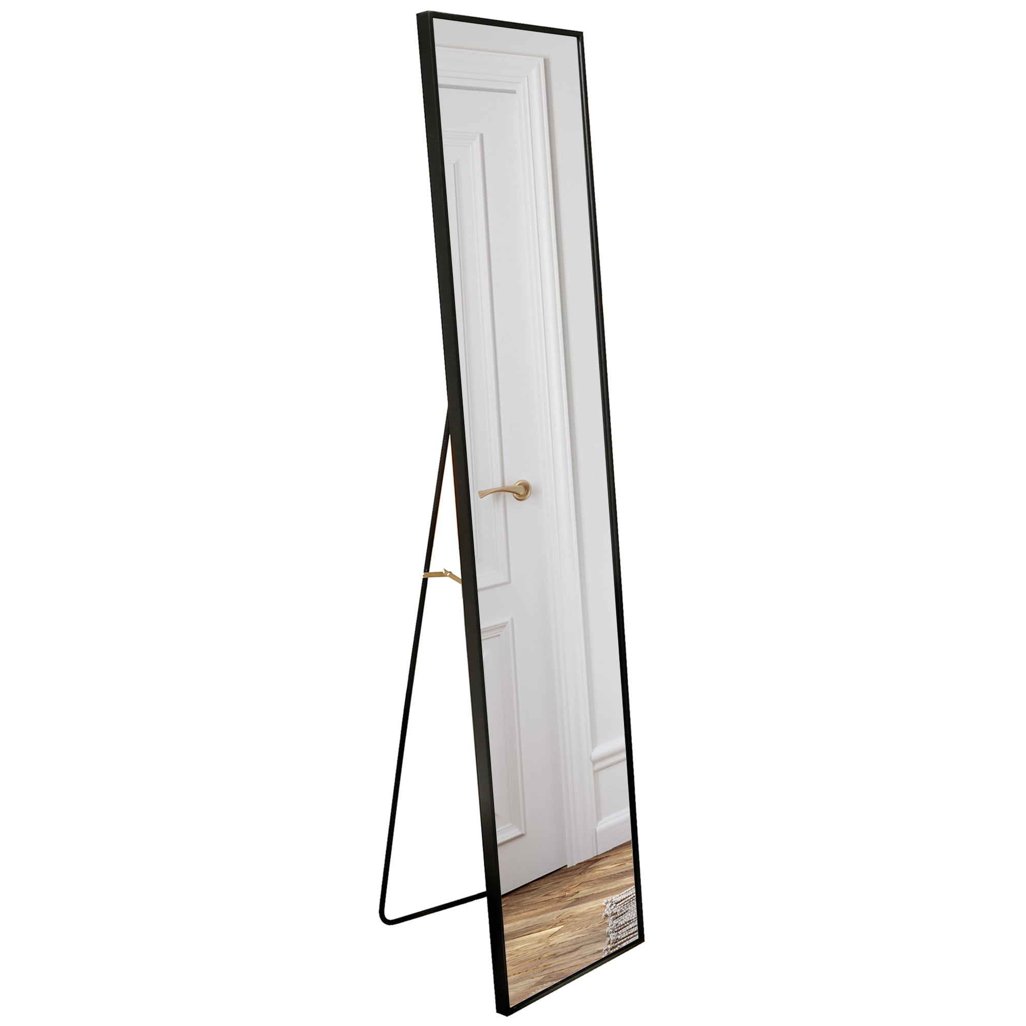 Americanflat Full Length Mirror With Stand - 14" x 59" Large Full Body ...