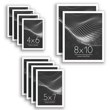 Instapoints 9 Piece 8" x 8" Picture Frame Set with Decorative Art ...