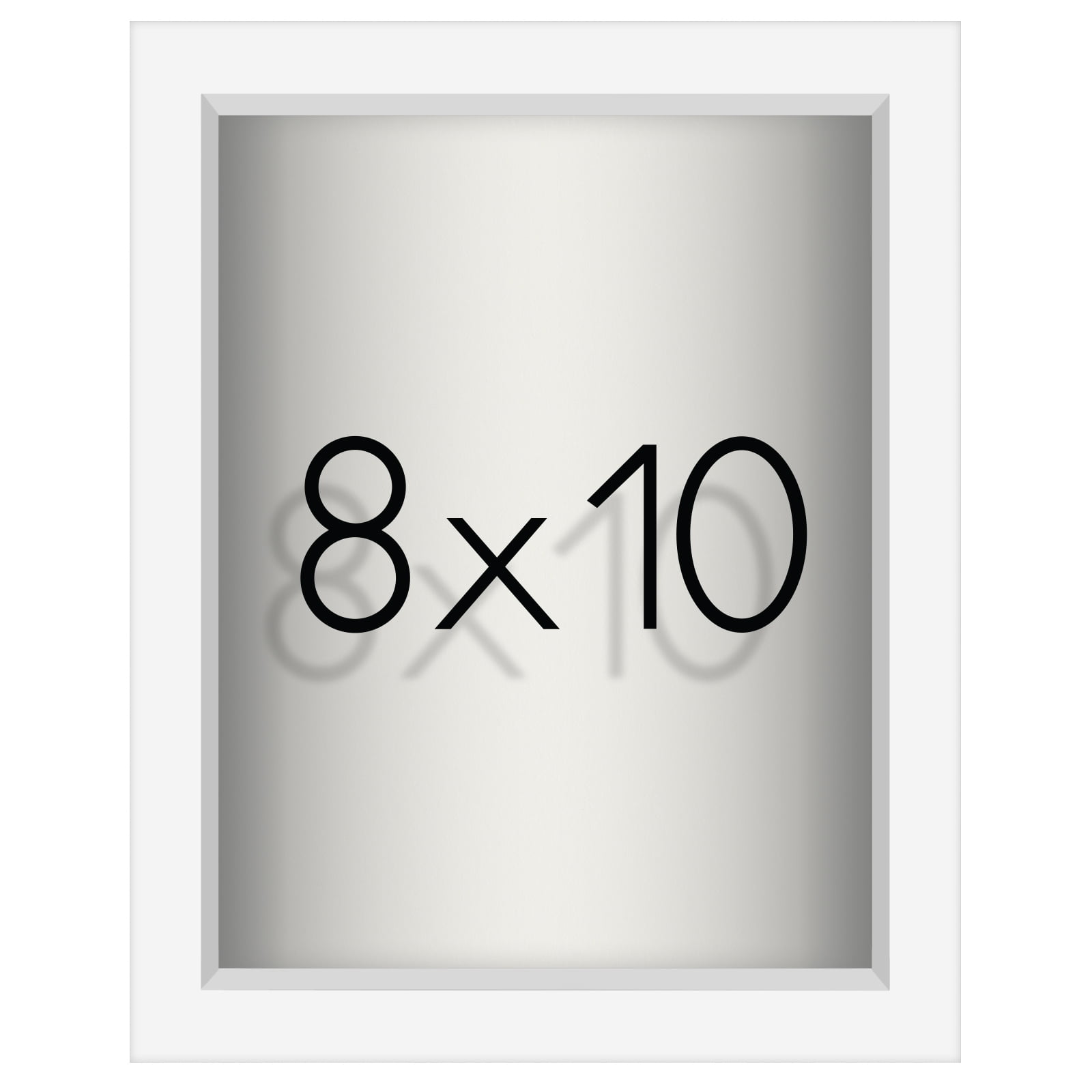 Americanflat Shadow Box Frame White 8x10 inches - 1.5" Deep Box Frame ...