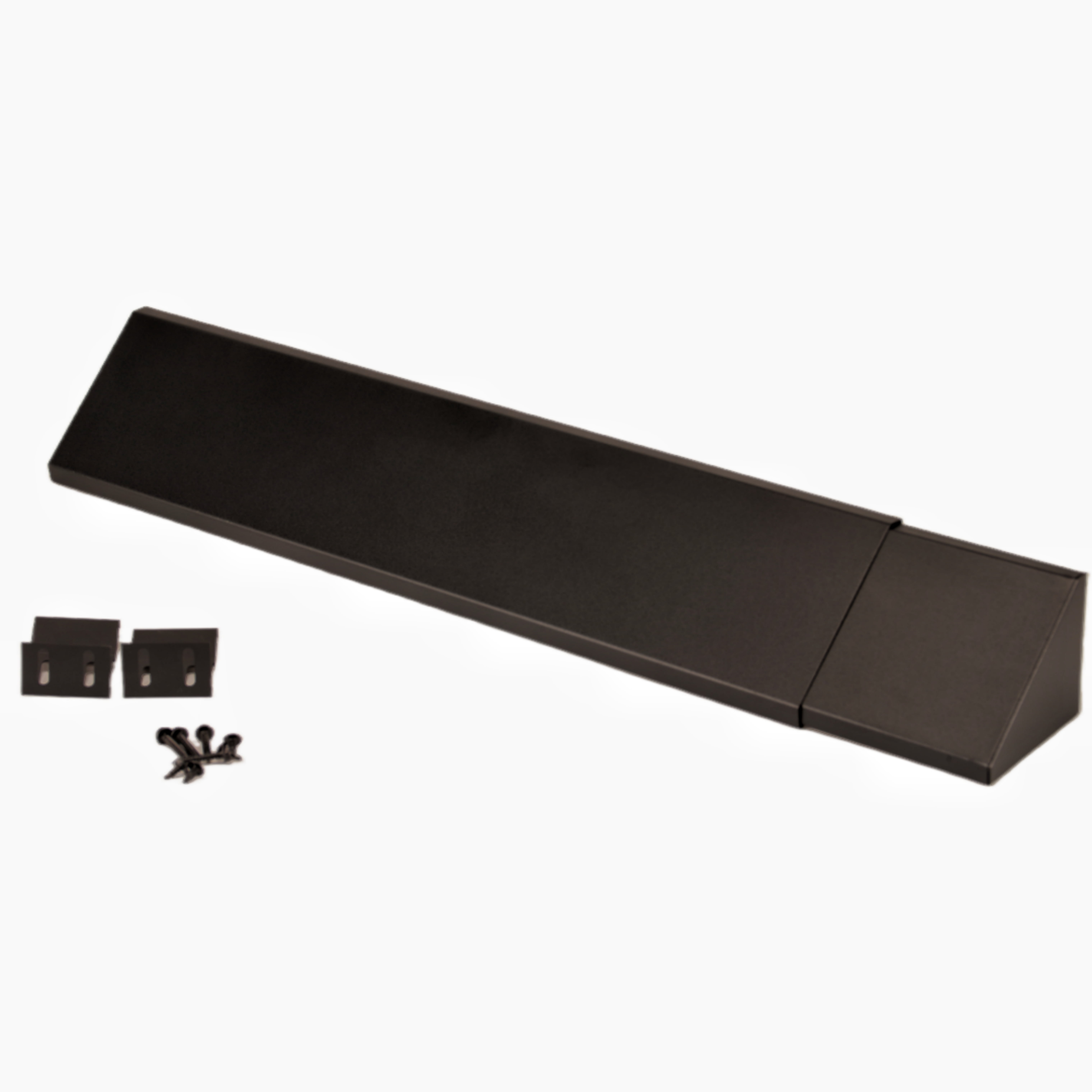 Americangaslogs Black Adjustable Fireplace Hood for 28 to 48" Harmony ...