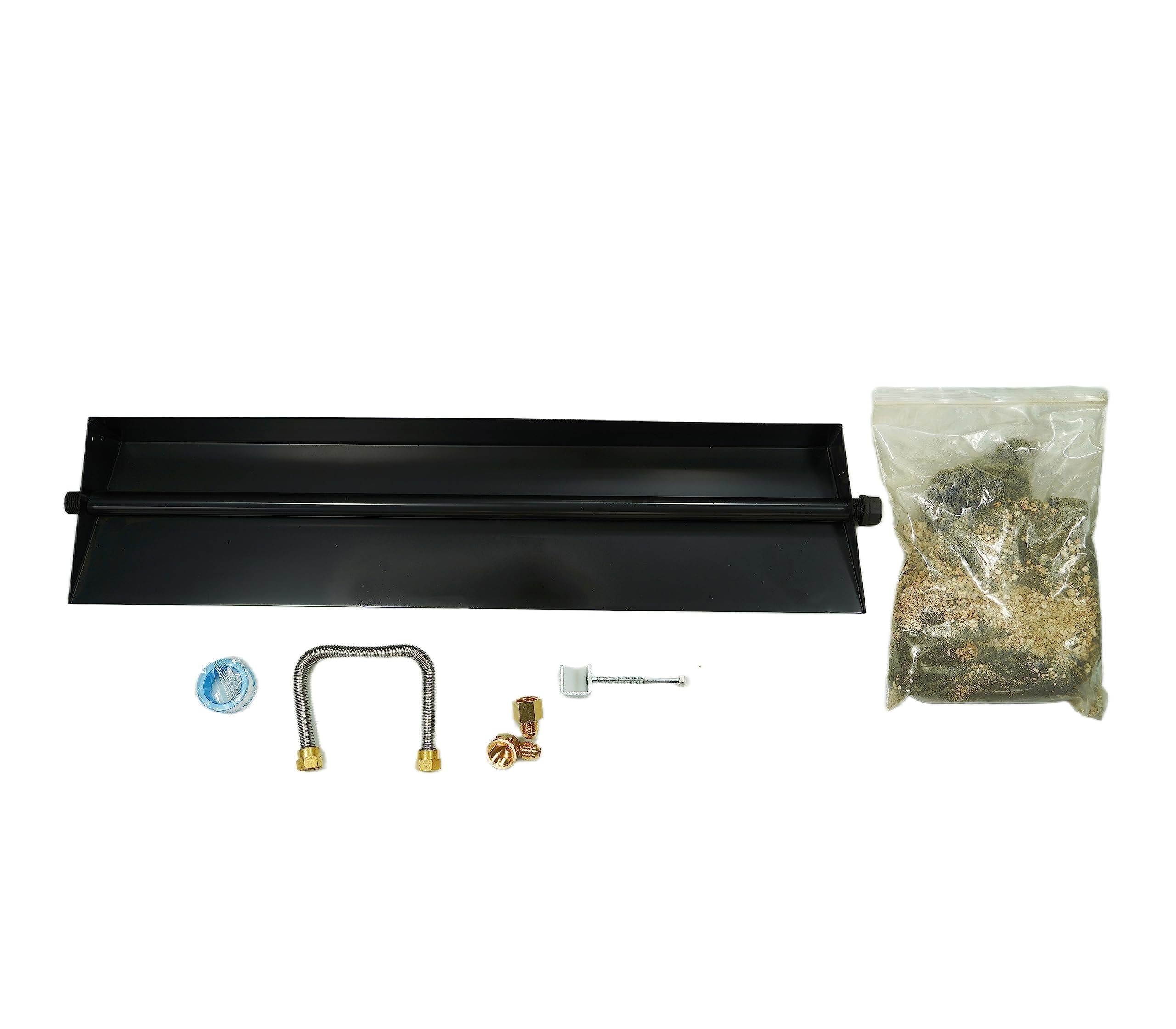 Americangaslogs 15–28 inch Durable Iron Gas Logs Fireplaces Burner Pan ...