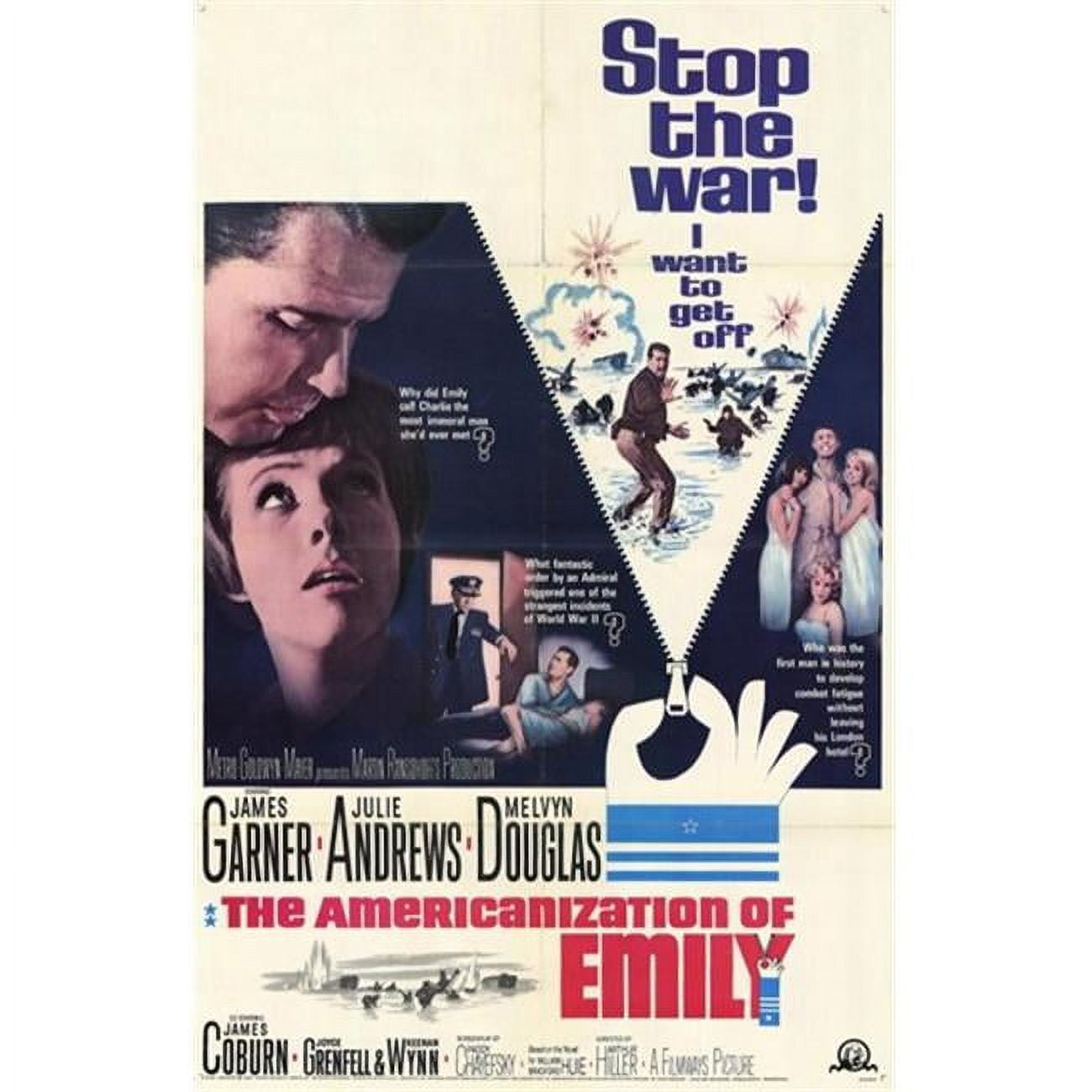 Americanization of Emily Movie Poster - 11 x 17 in. - Walmart.com