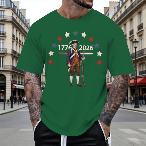 Americas 250Th Birthday Shirt Men's Patriotic Commemorative Graphic ...