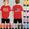 Americas 250Th Commemorative Printed Crewneck Short Sleeve Casual T ...