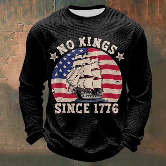Americas 250Th Unisex Comfort Knit Long Sleeve Casual Crew Neck Travel ...