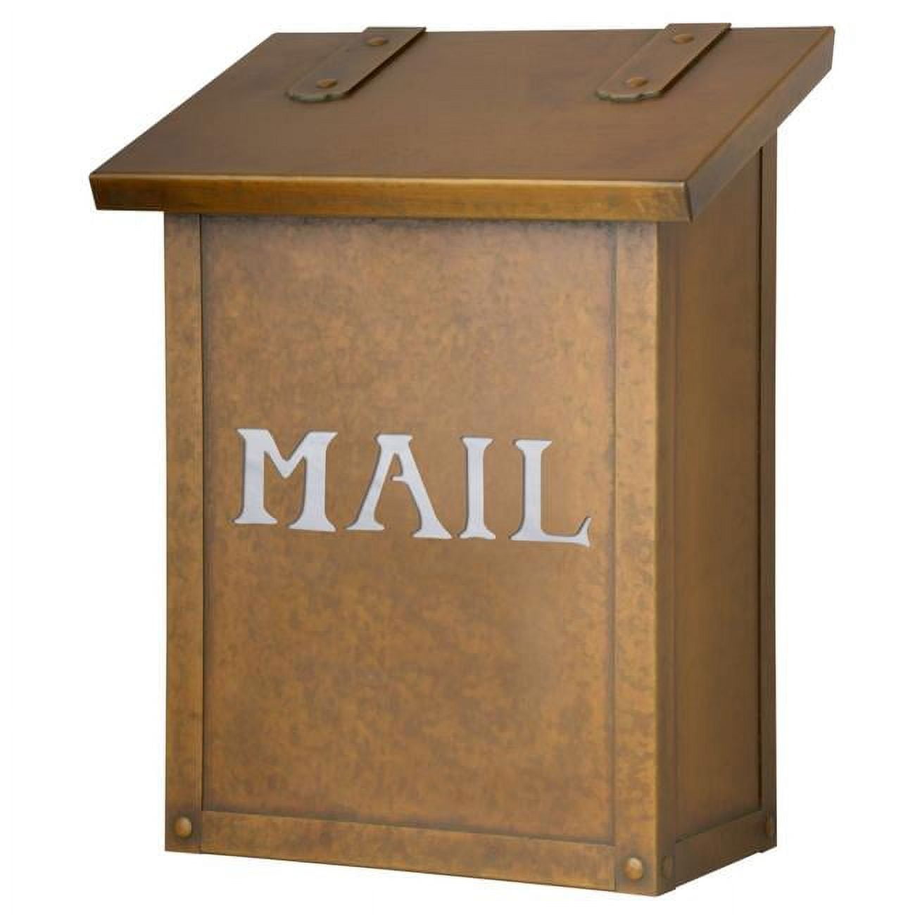Americas Finest Lighting AF-1-POST-WB-HN Classic Vertical Mailbox with ...