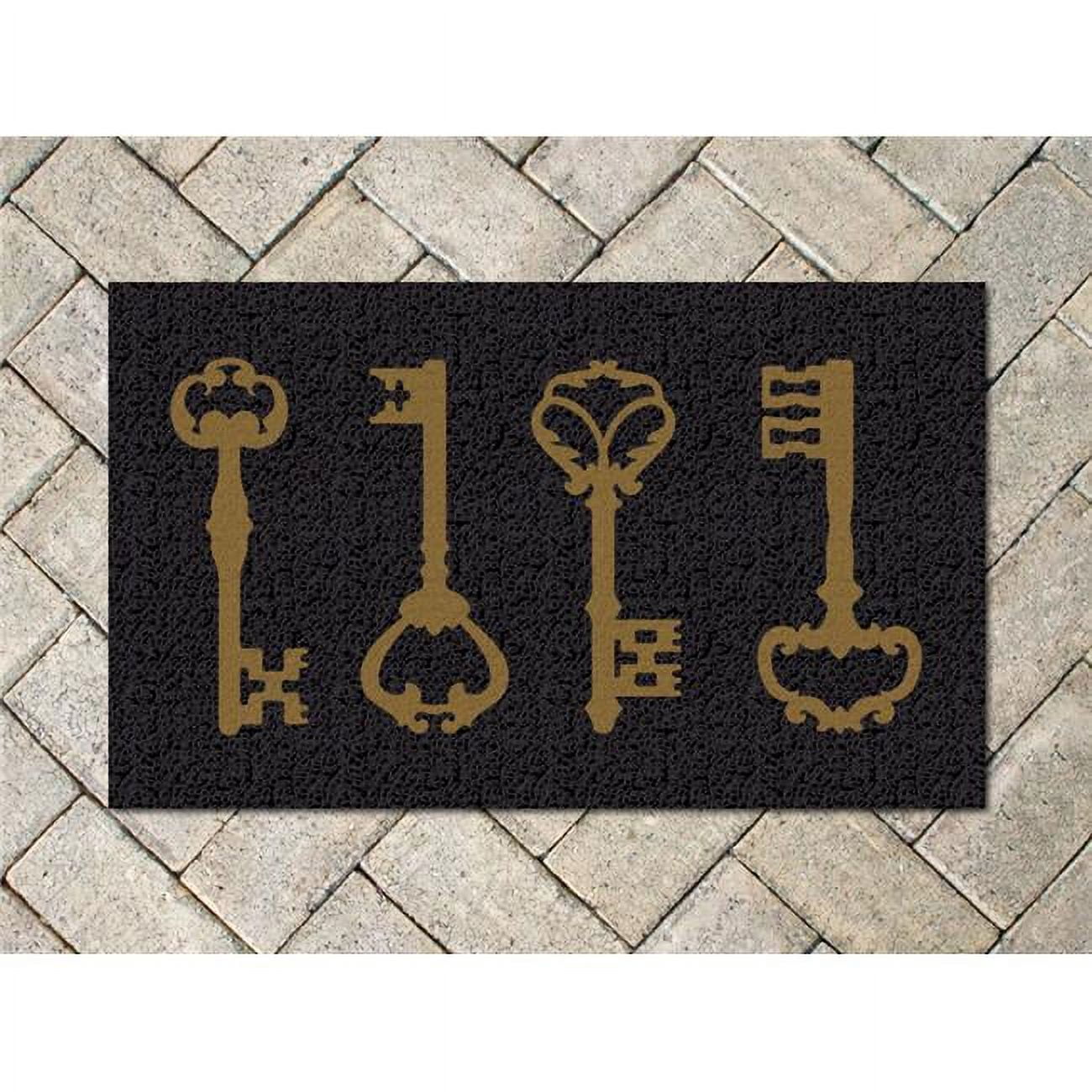 18X30 GOLD KEYS MAT - Walmart.com