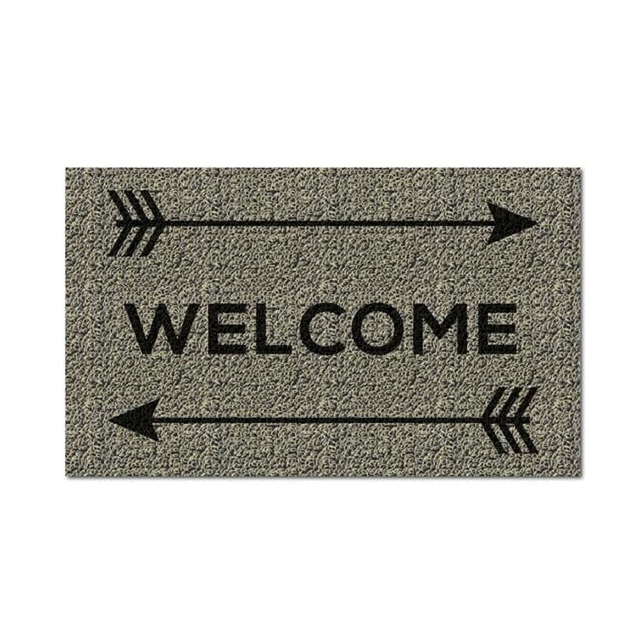Front Runner Welcome Arrow Mat Letter Print - High Pile PVC - 18" x 30 ...