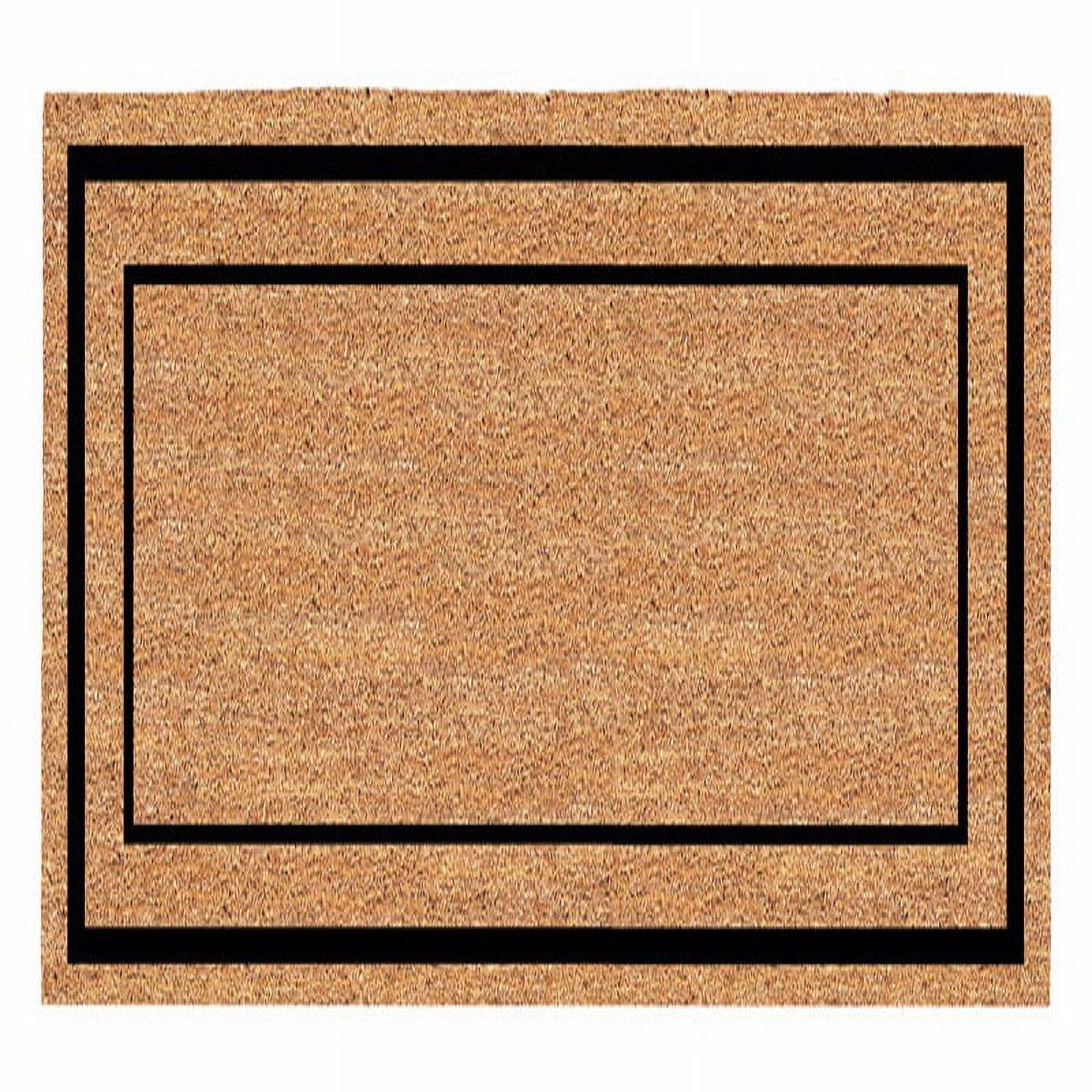 Americo Home Tan Coir/Vinyl Front Door Mat, Indoor Floor Mat, 24 In. x ...