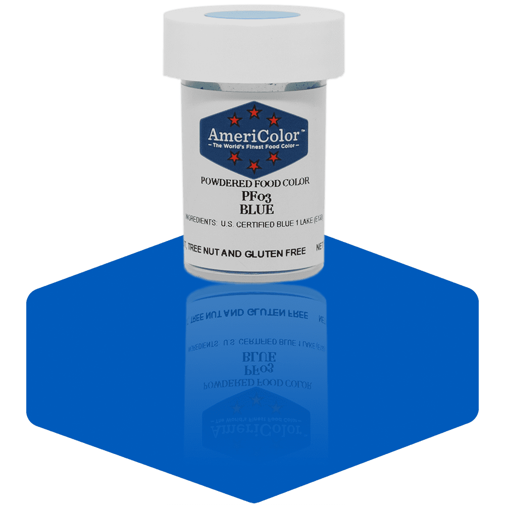 Americolor(tm) Powdered Food Coloring, Dye, Blue, Top Quality, 3 Gr ...