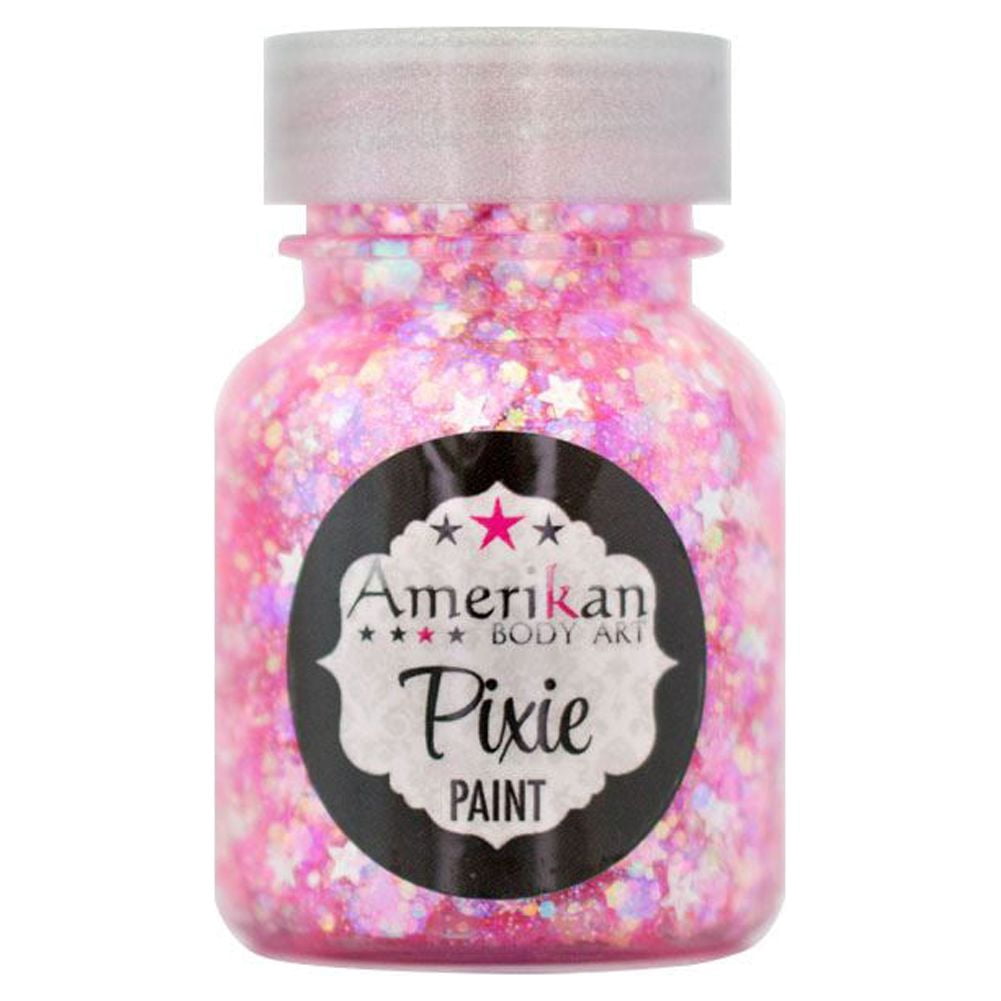 Amerikan Body Art Pretty in Pink Pixie Paint Glitter Gel (4 oz ...