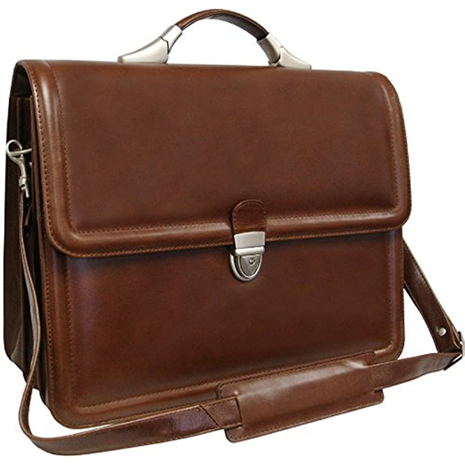 AmeriLeatherAPC Savvy Leather Executive Briefcase - Professional ...