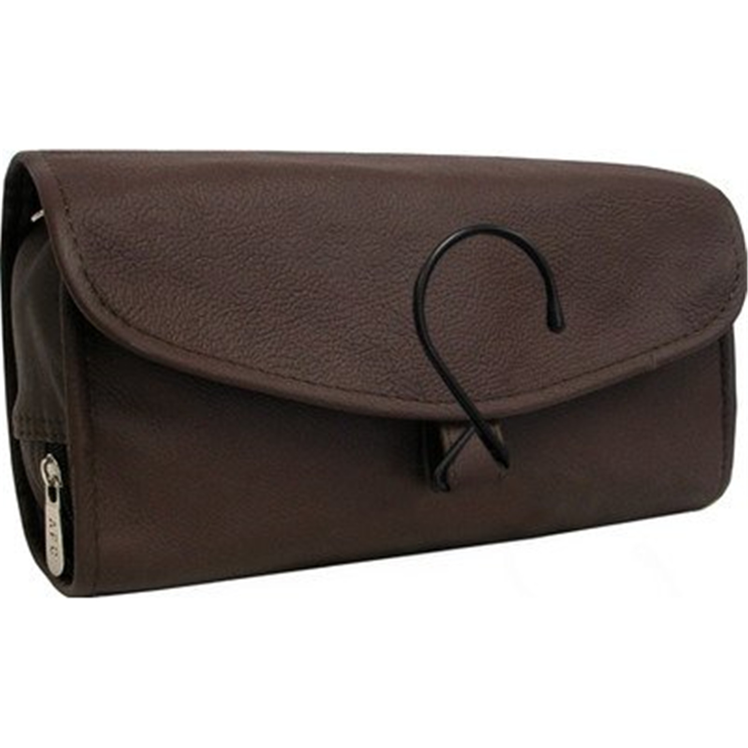 AmeriLeatherAll Leather Travel Kit - Genuine Leather Toiletry Bag for ...