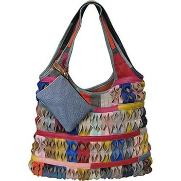 Amerileather Avie Lightweight Mini Handbag - Soft Lambskin Petite Purse ...