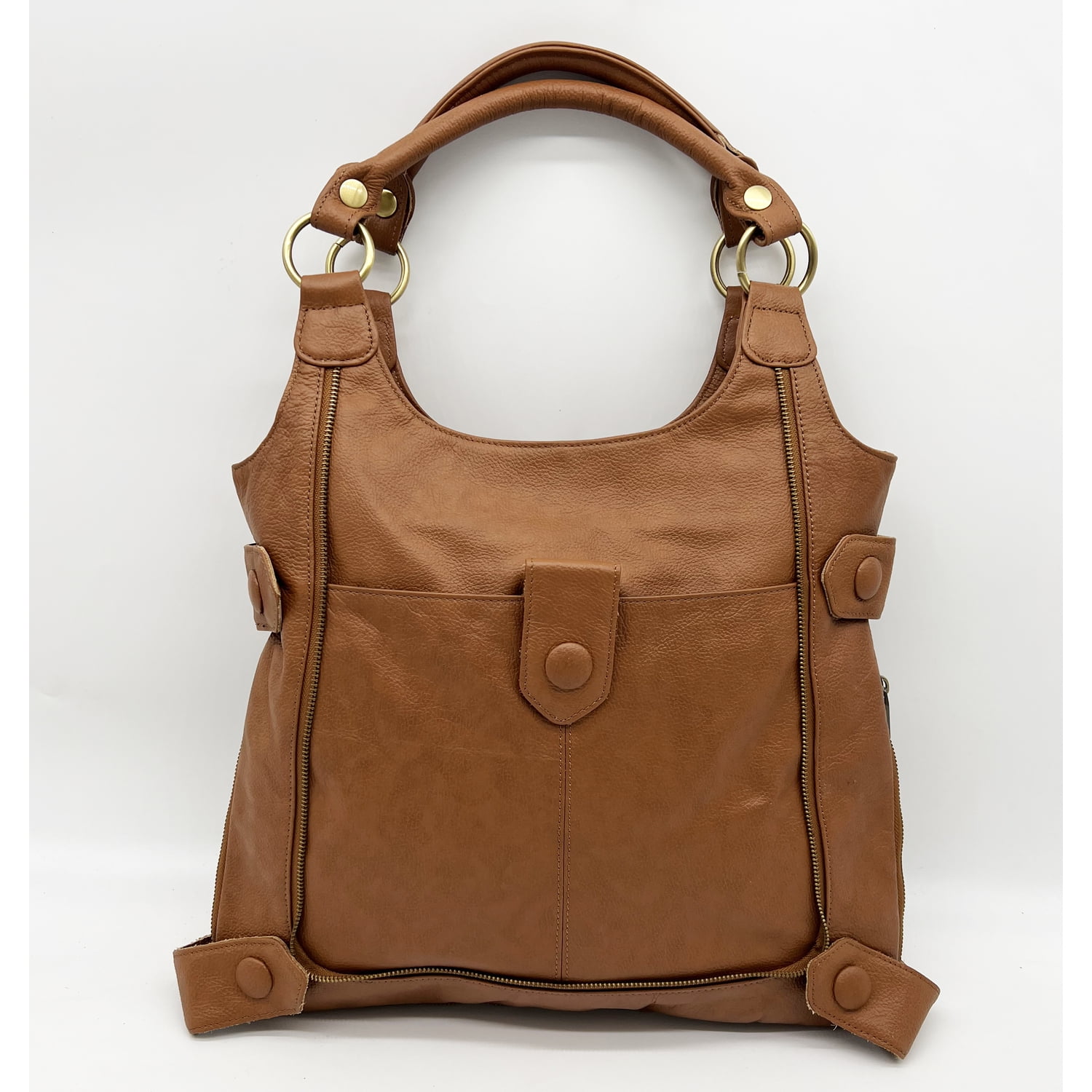 Amerileather Judelle Universal Shoulder Bag, Brown - Walmart.com