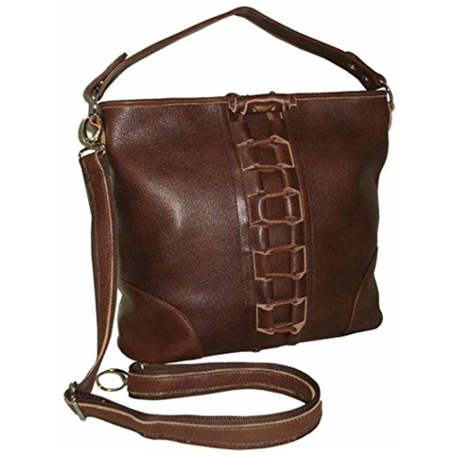 Amerileather Mandy Leather Handbag - Walmart.com