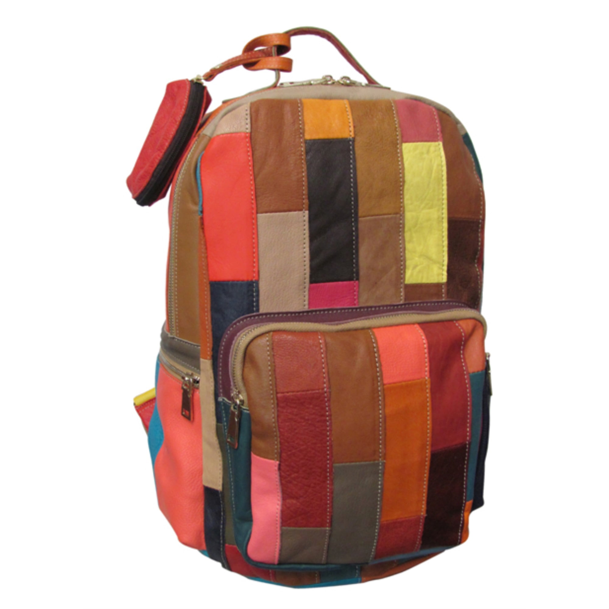 Amerileather Xanandu Leather Backpack in Multi Color - Walmart.com