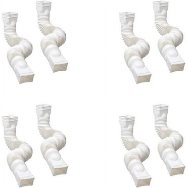 Brown Flexible Downspout Extension Gutter Connector Rainwater Drainage ...