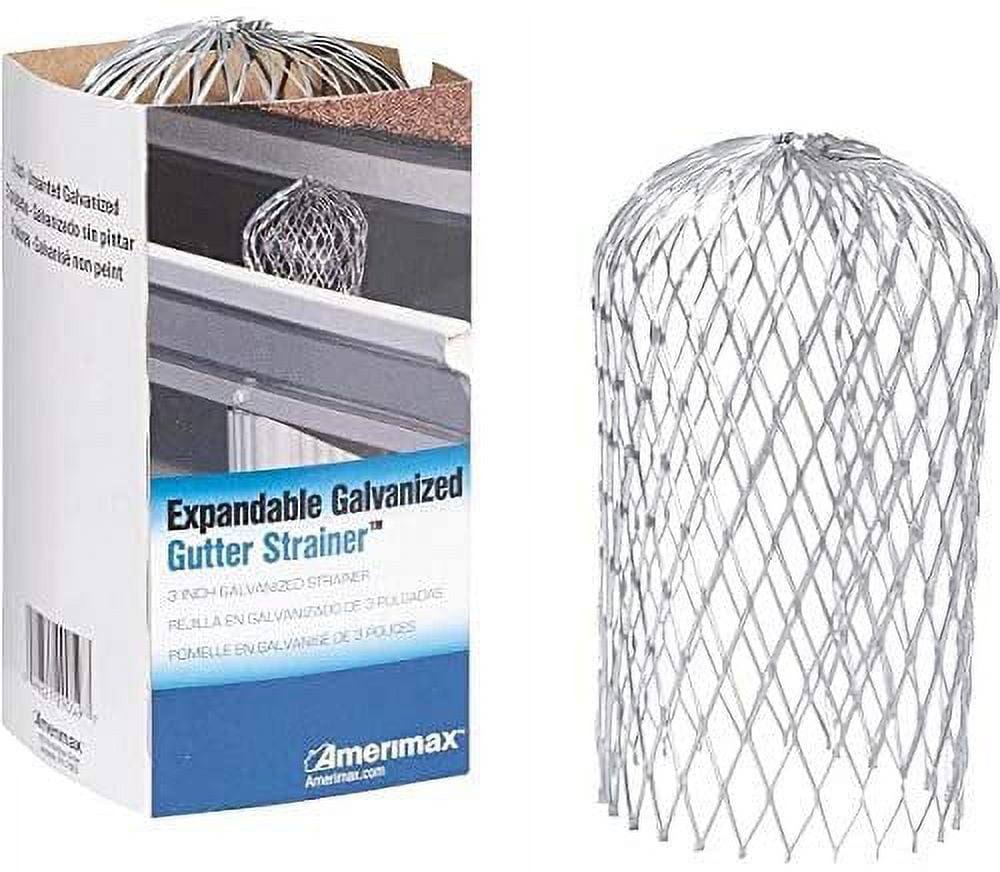 Amerimax 29059 3" Aluminum Gutter/Downspout Strainers Fits Round or ...