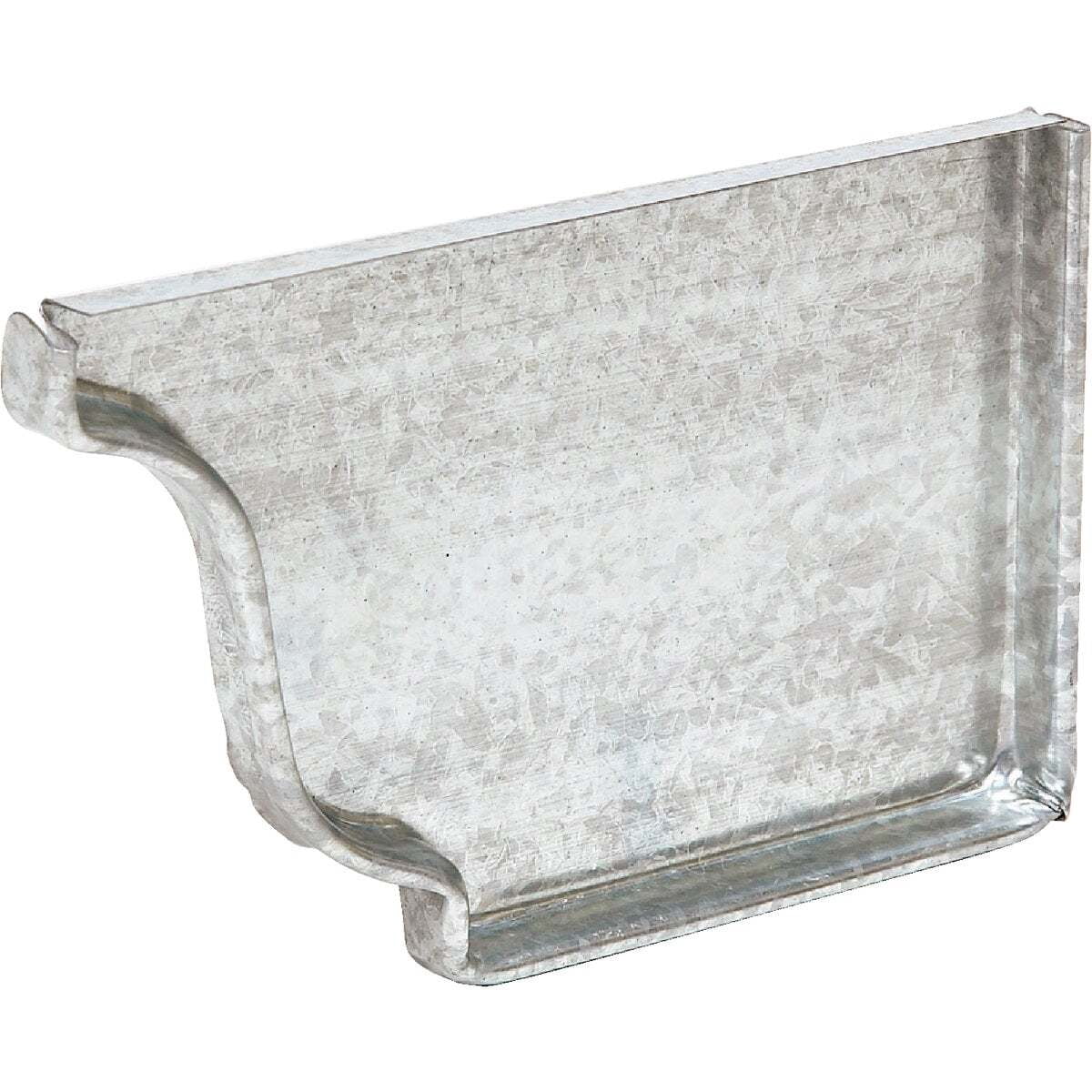 Amerimax Home Products Gutter End Cap 5 Inch K-Style - Galvanized Steel ...