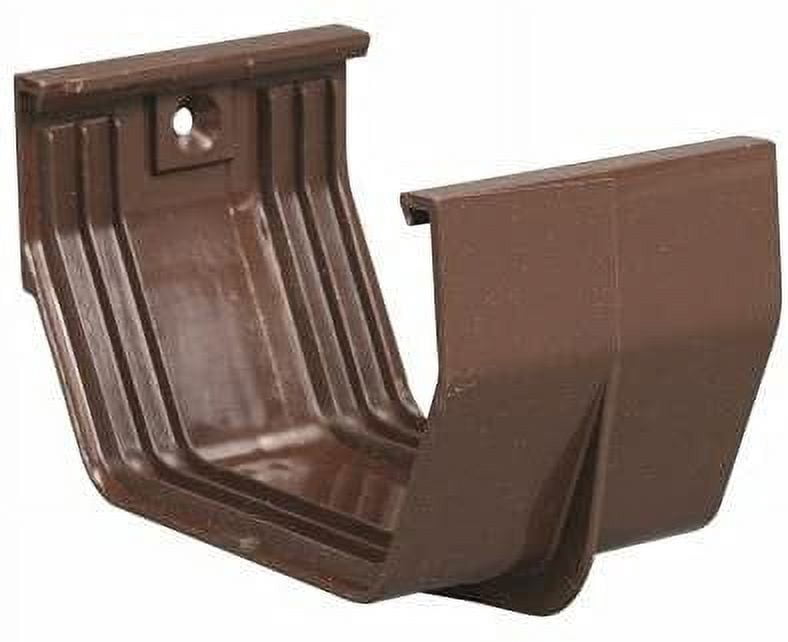 Amerimax 5 in. H x 3 in. W x 3.3 in. L Brown Vinyl Gutter Connector ...
