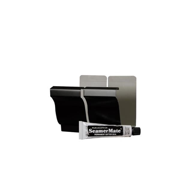 Amerimax 5043699 5 x 3 in. Aluminum K Gutter Connector, Black - Pack of ...