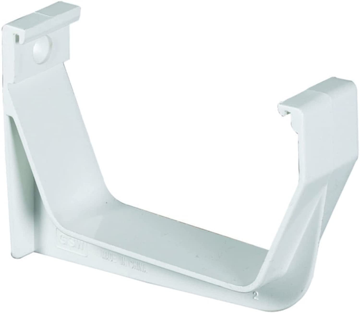 Amerimax 5 In. Contemporary Vinyl Gutter Hanger, Exterior Hook Bracket ...