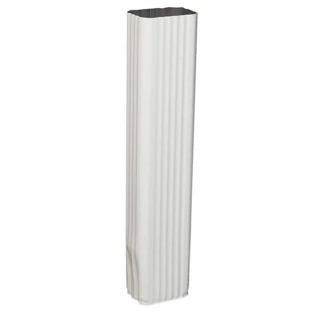 Amerimax White Aluminum Downspout Extension 3x4.25x15 in. - Rain Gutter ...