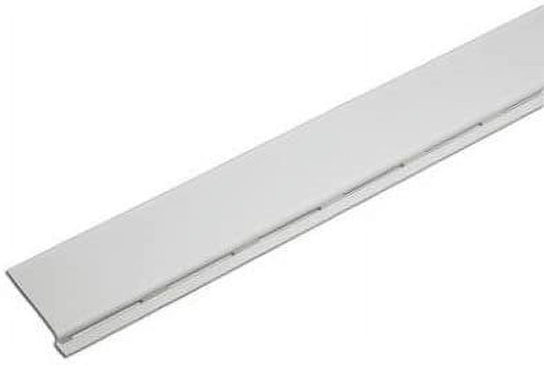 Amerimax 85320 PVC Solid Gutter Cover, 4', White Pack of 40 pcs ...