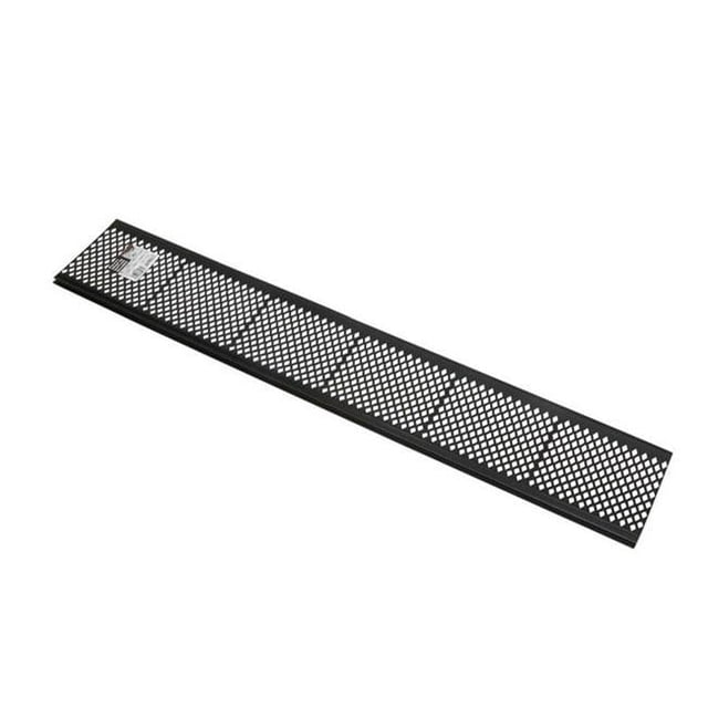 Amerimax 6 in. Plastic Gutter Guard, Black, 36 in. Length, 50 Pack ...