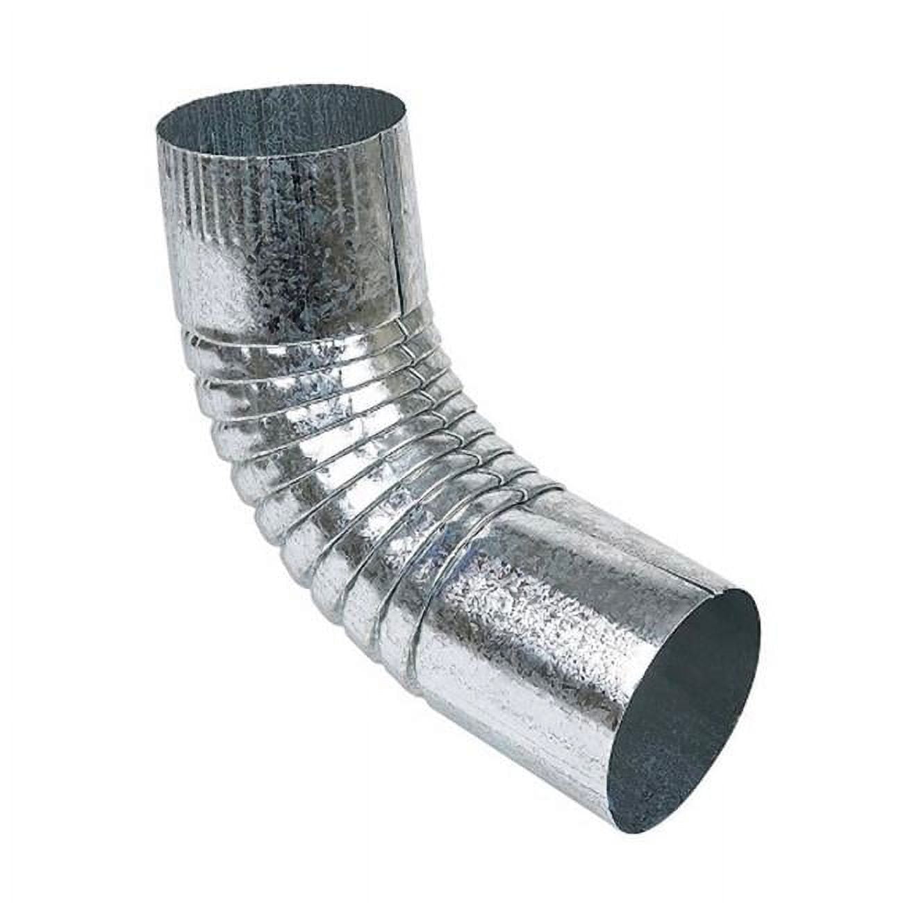 Amerimax 9 in. H X 3 in. W X 3 in. L Metallic Galvanized Steel Half ...